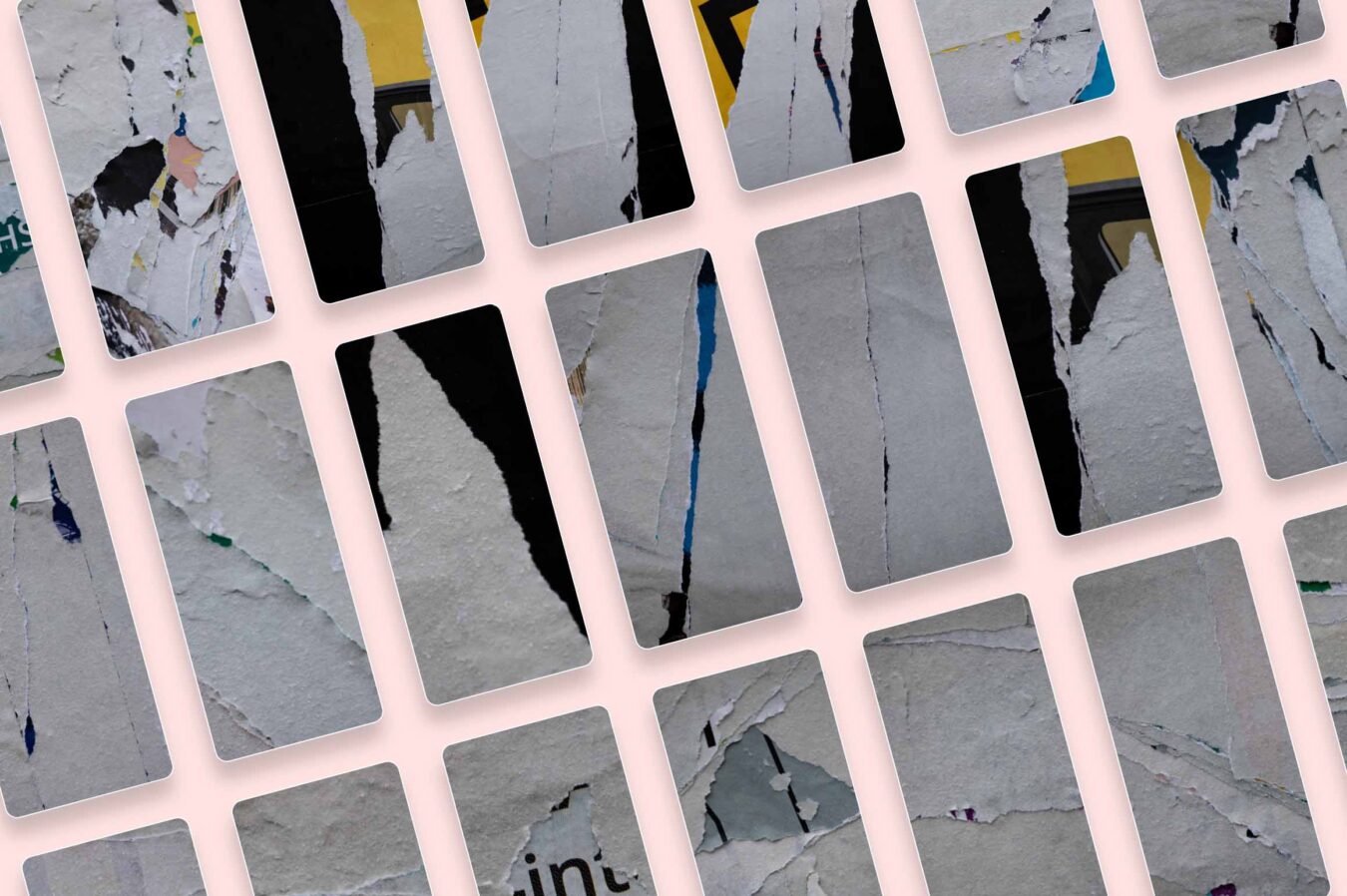 Walls of Berlin - Torn Paper Textures - Nomad Visuals Co.