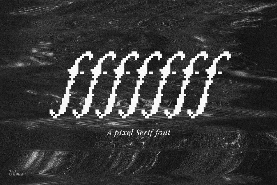 fffffff Pixel Serif Font - Nomad Visuals Co.